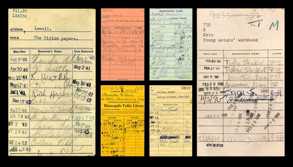 Old Library Cards