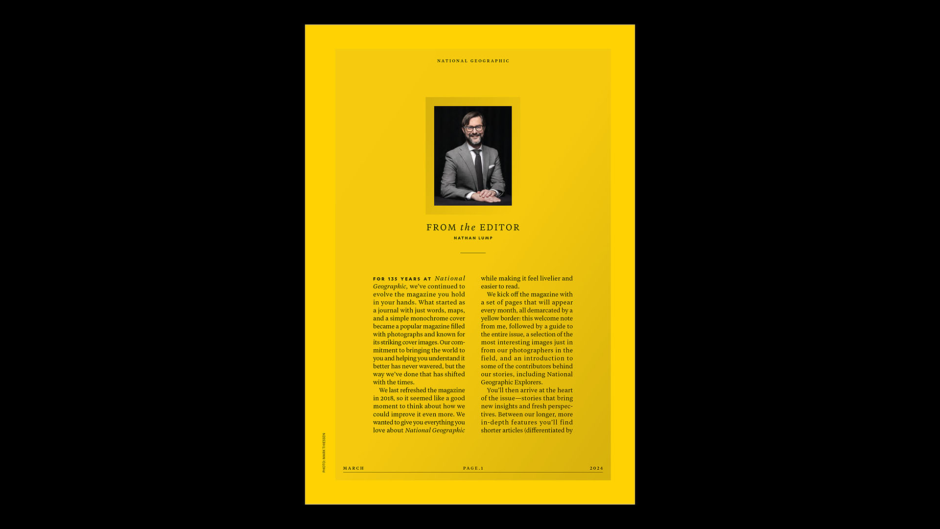 National Geographic Magazine Template Magazine Layout National