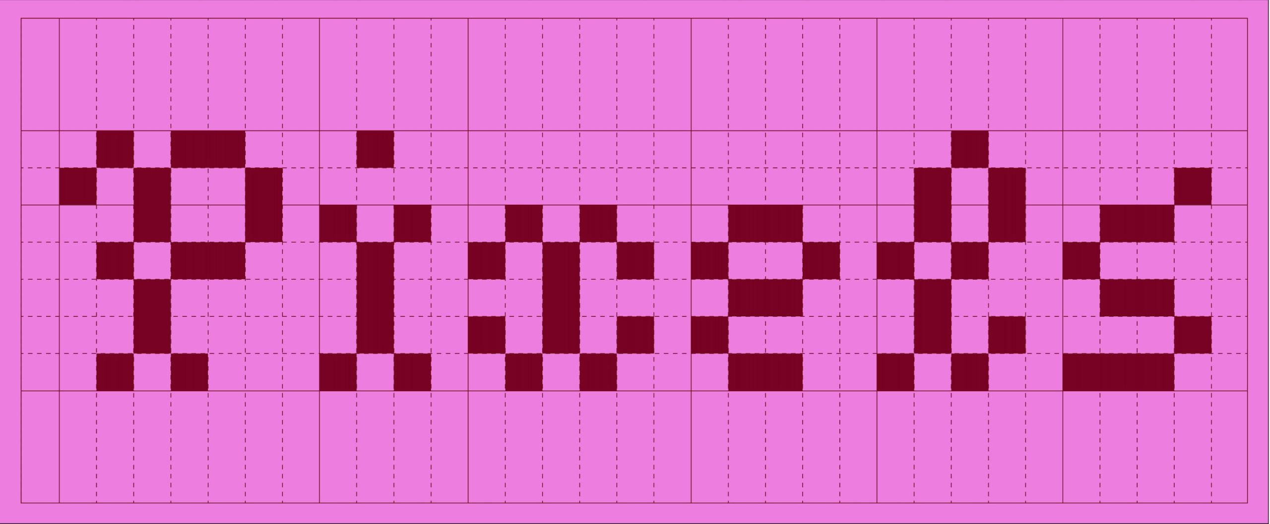 Stitches Meet Pixels in this Typeface Inspired by Norwegian Embroidery – PRINT Magazine