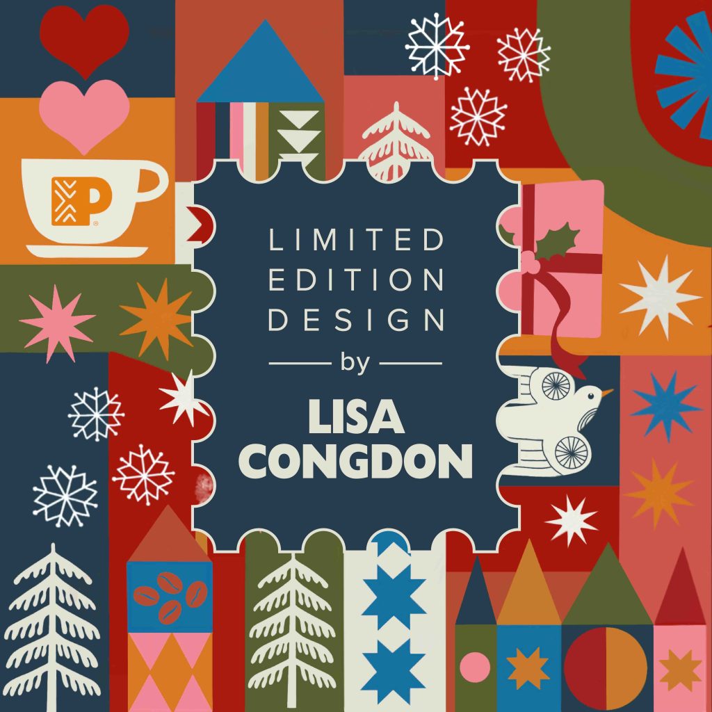 A Lisa Congdon Postcard Holiday at Peet’s Coffee – PRINT Magazine