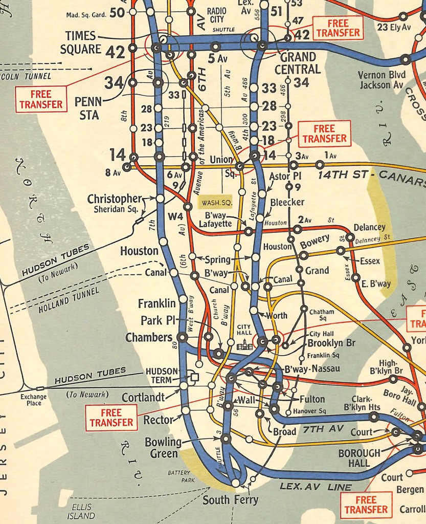A Visual Study of the New York City Subway Map – PRINT Magazine