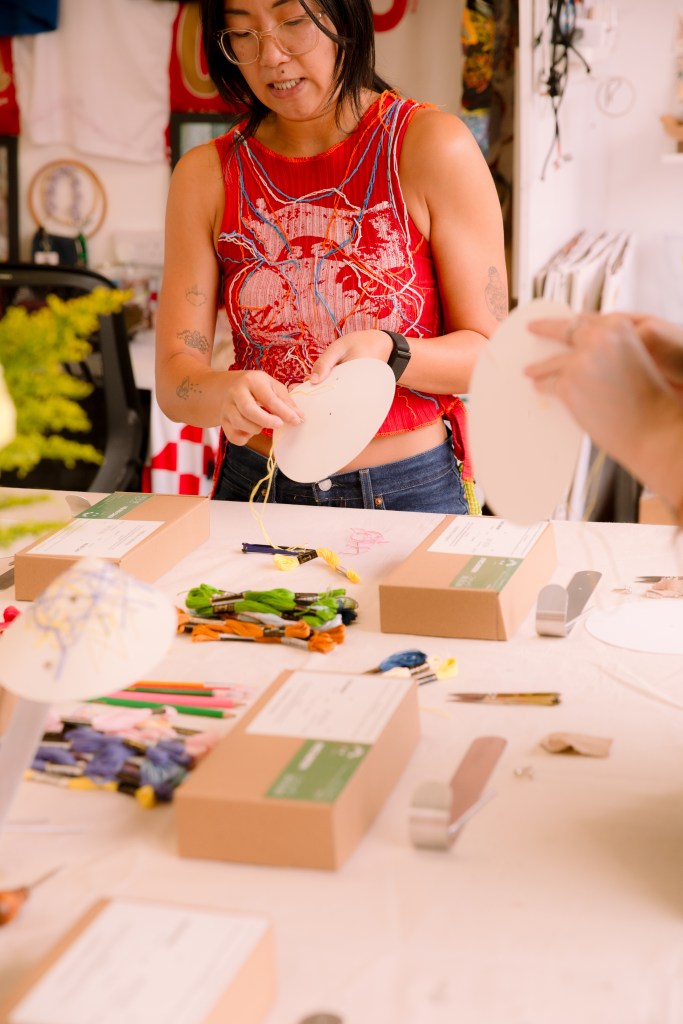 "Disruptive Embroideress" Nicole Chui Flips Embroidery and Soccer Kit ...